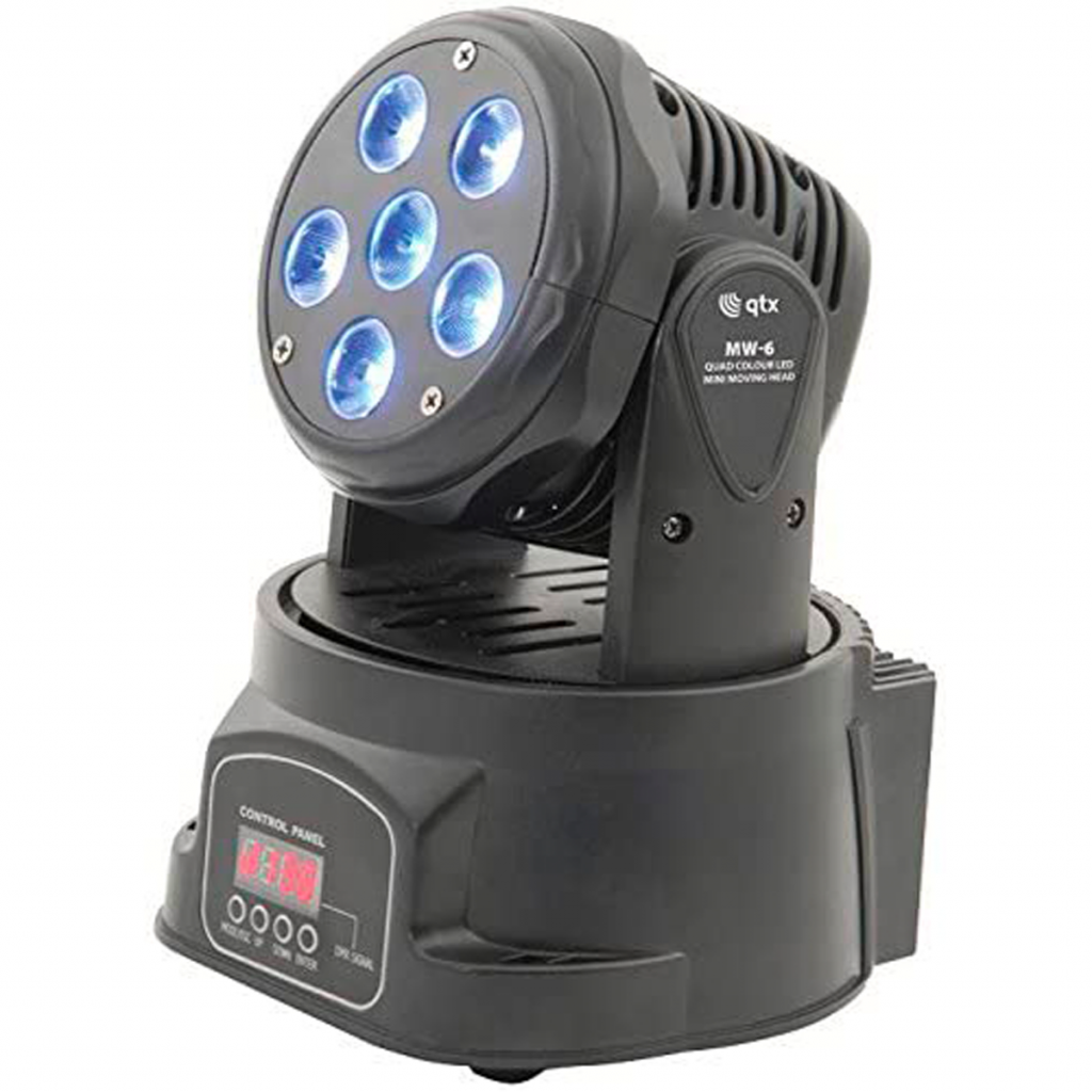 QTX MW-6 Moving Head Hire from Hush Silent Disco Company