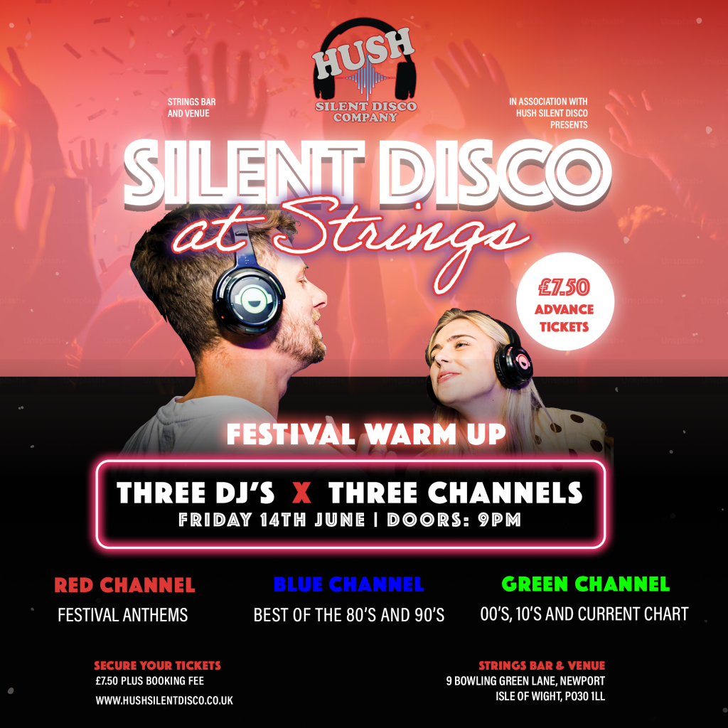 Silent Disco at Strings 🎪 Festival Warm Up - Hush Silent Disco Company